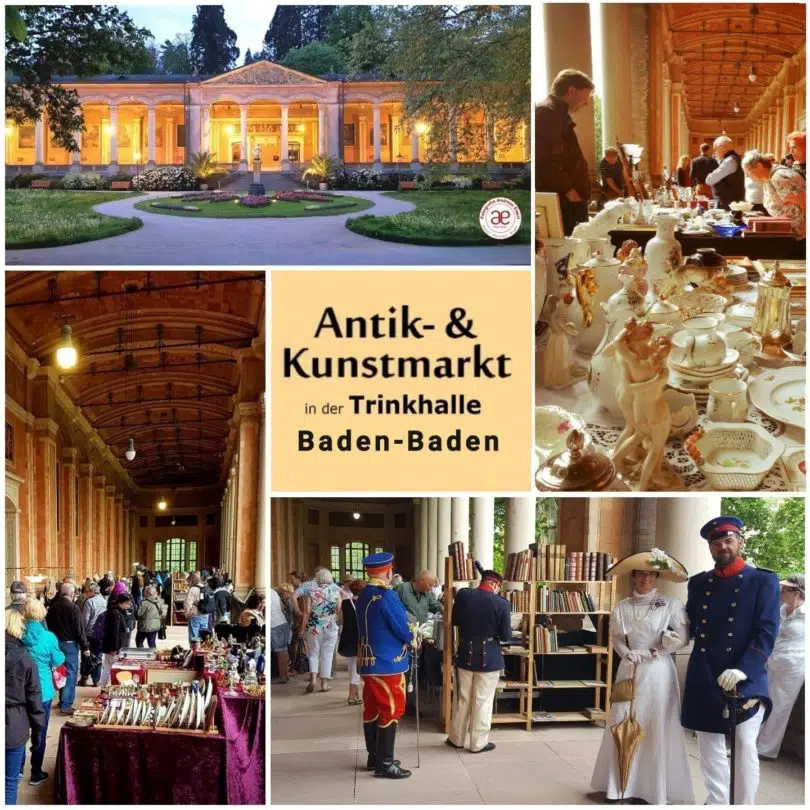 Antik Und Kunstmarkt In Der Trinkhalle In Baden Baden Flohmarkt